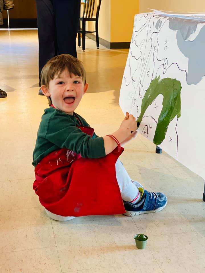 Community Paint-By-Number Mural Days - RISE UP | Art with Purpose.